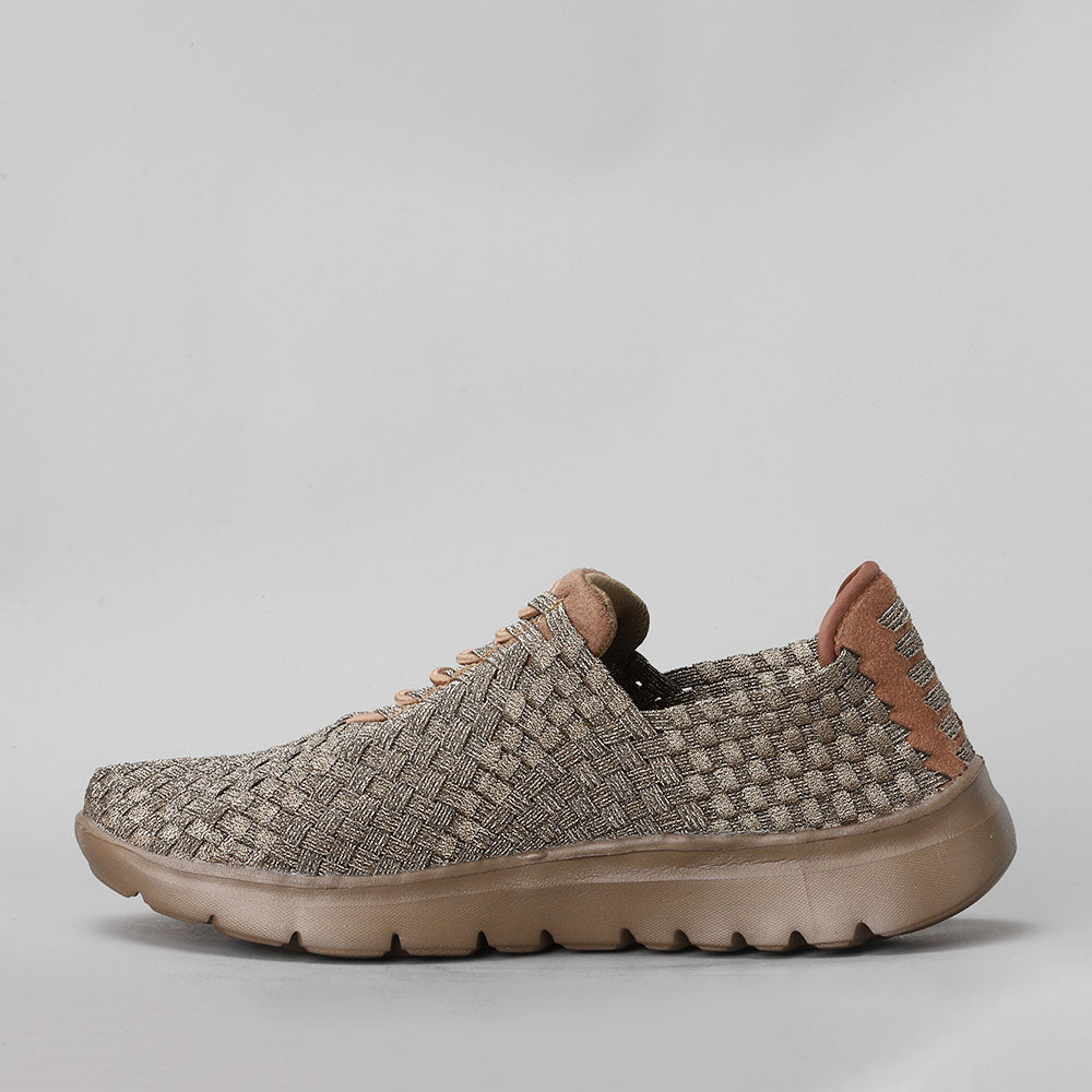 CC Resorts Shoes Women's Elastic walking Shoe Danielle Bronze Metallic ...