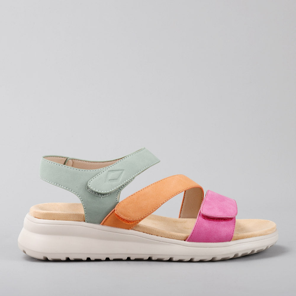 Pershing - Fuchsia Tan Sage | CC Resorts | CC sandals | Womens Shoes ...